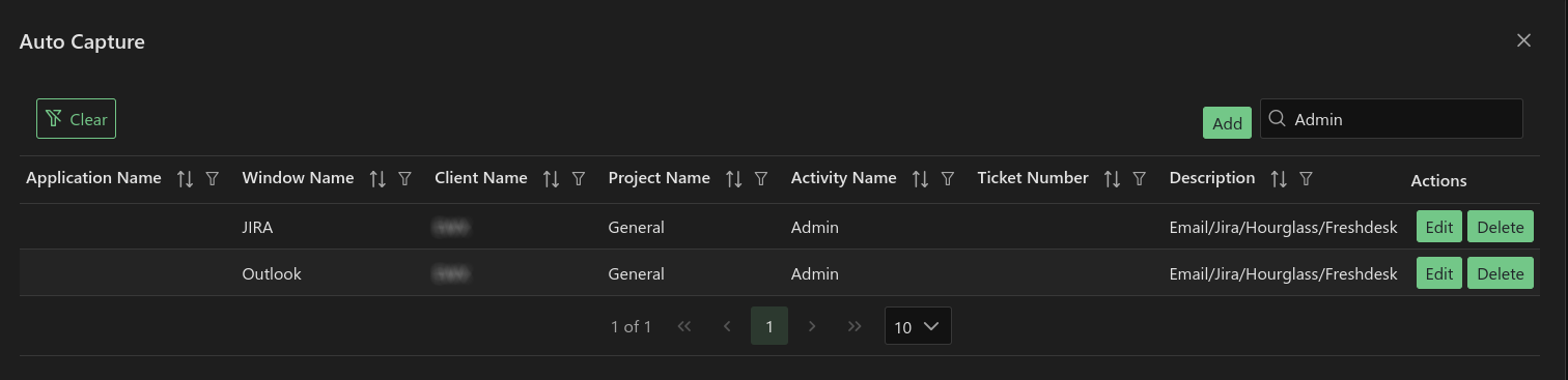 Auto Capture - Time Tracker User Documentation